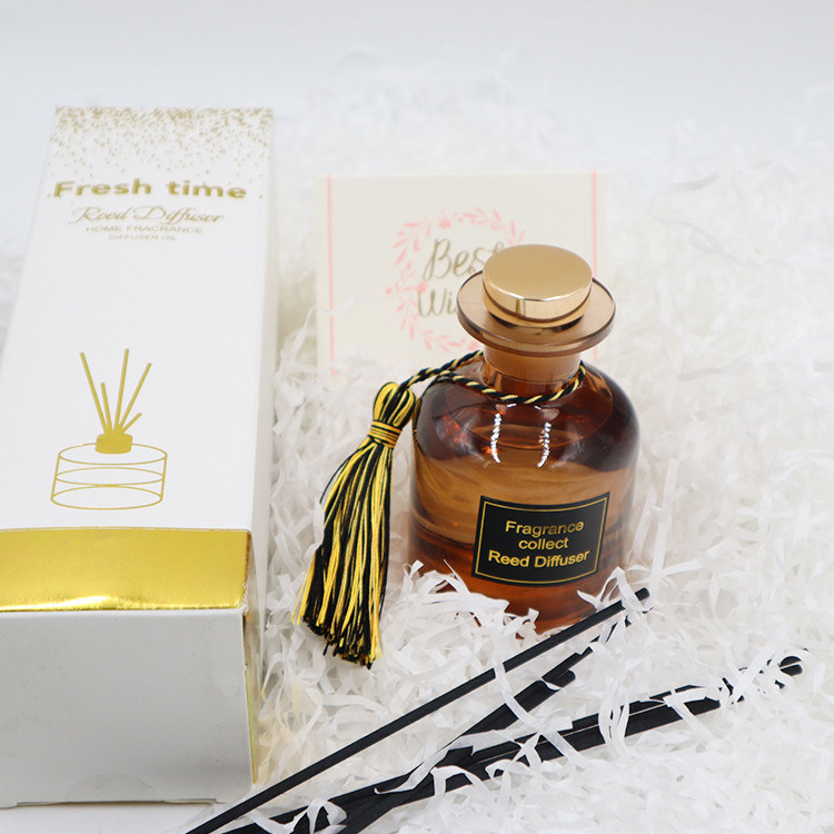Aroma Reed Diffuser 126ml Luxury Gift Set In Brown Bottle For Home ...